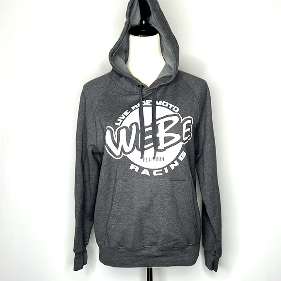 Hanes | Tops | Hanes Webe Racing Hoodie | Poshmark